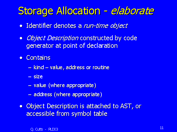 Storage Allocation - elaborate